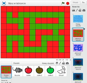 Scratch - Mysz w labiryncie - mInstructor.com