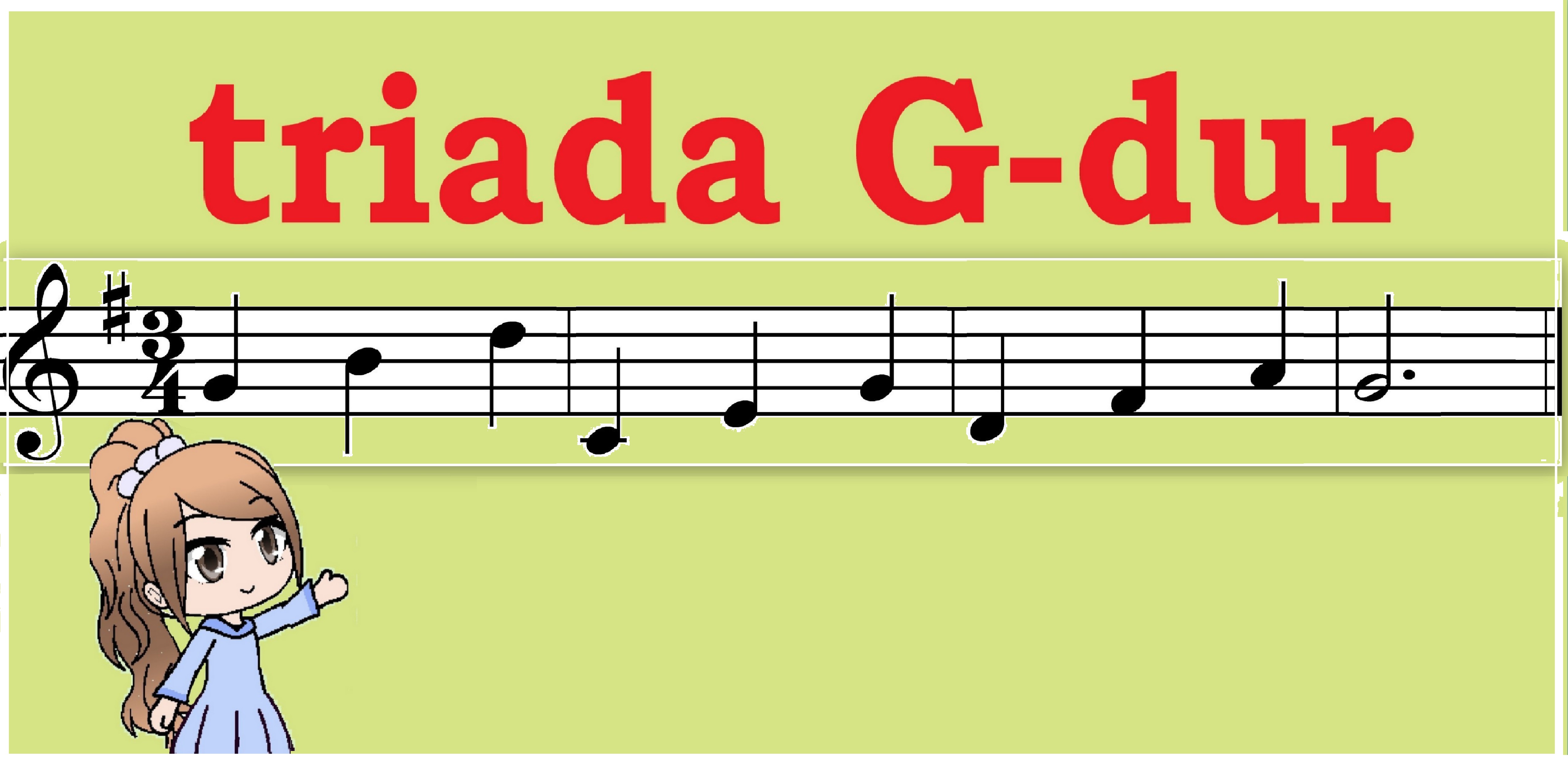Triada harmoniczna G-dur - mInstructor.com